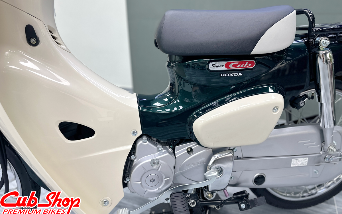 Honda Super Cub 50cc 2024 Màu Xanh Nhớt, Xe Nhật Bán Chạy Nhất